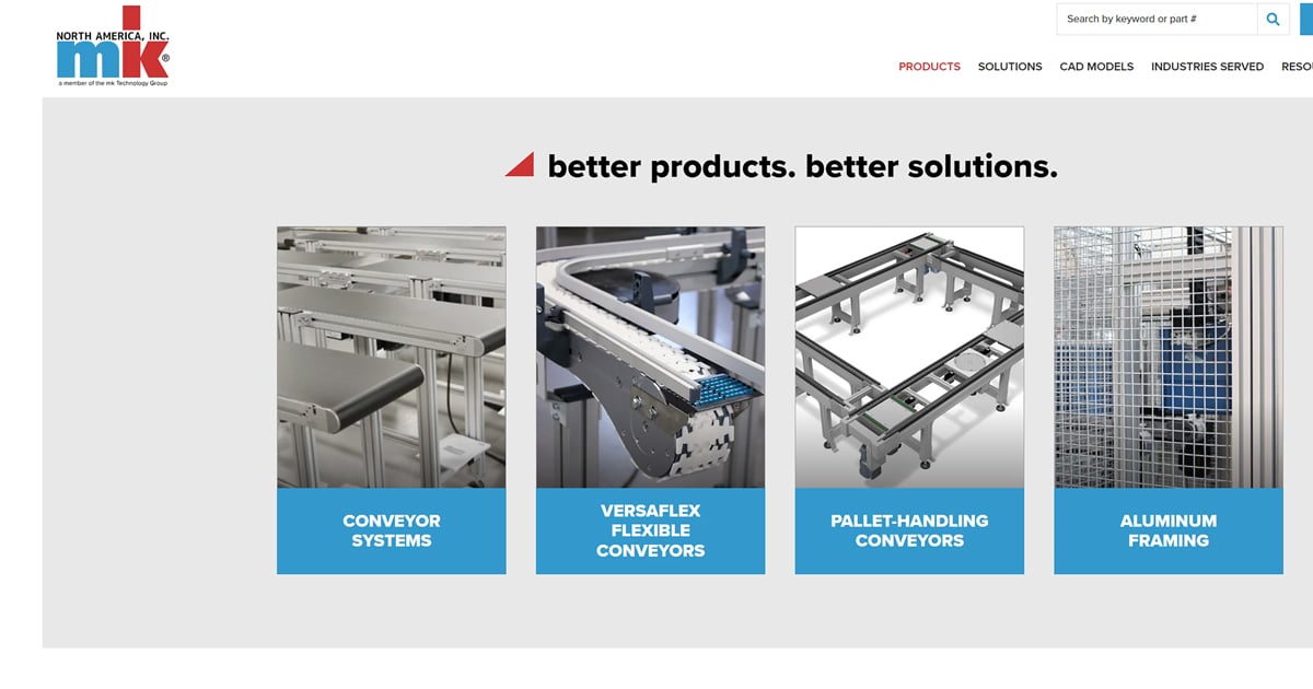 Food Grade Conveyors | Sanitary Conveyors | mk