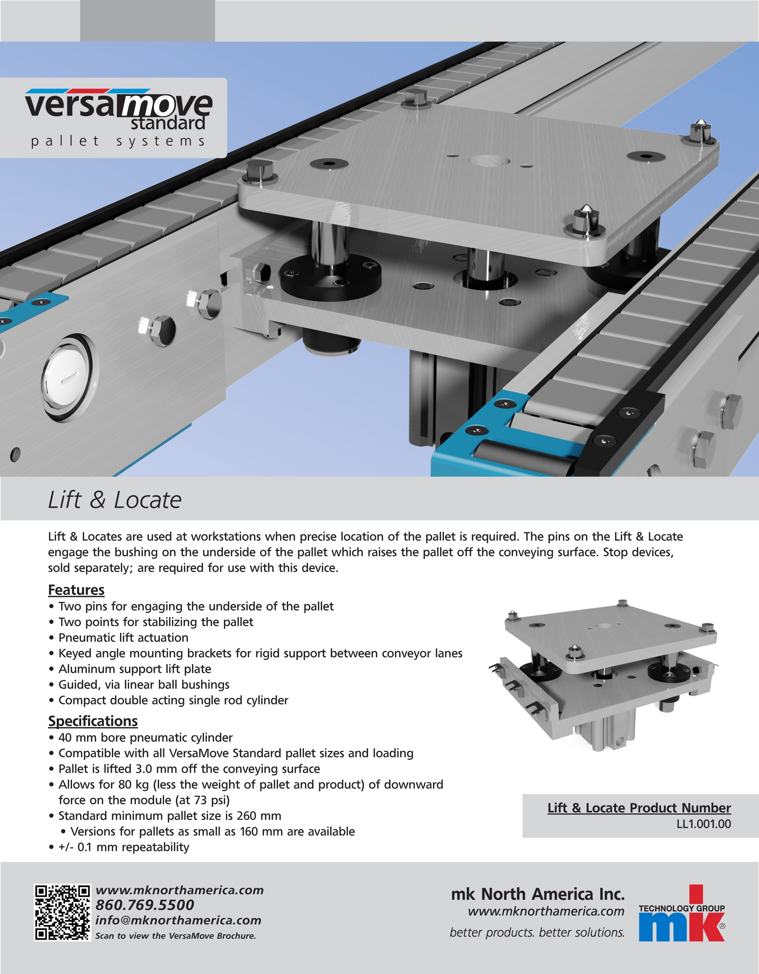 Pallet Lift & Locate Modules | Pallet Conveyor Systems | mk