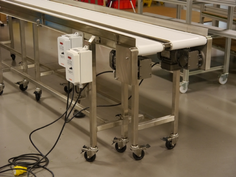 Stainless Steel Conveyors | Sanitary Washdown Conveyors | mk